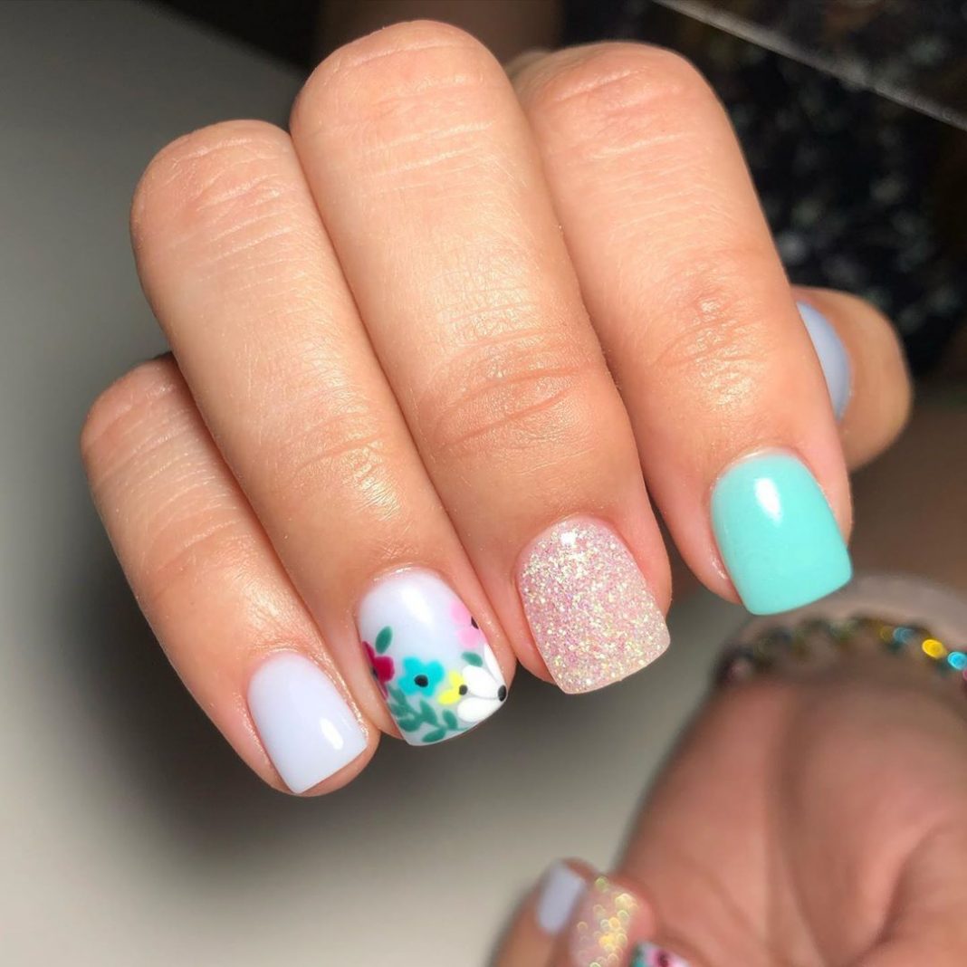Uñas Con Glitter Para Brillar Con Tu Estilo Y Lucir Muy Femenina